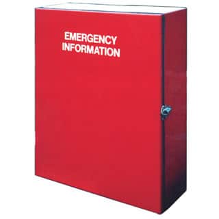 Lockable Emergency Information Cabinet | Sitecraft