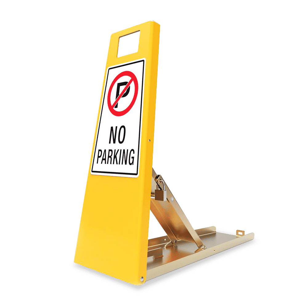 Lock-up with No Parking sign | Sitecraft