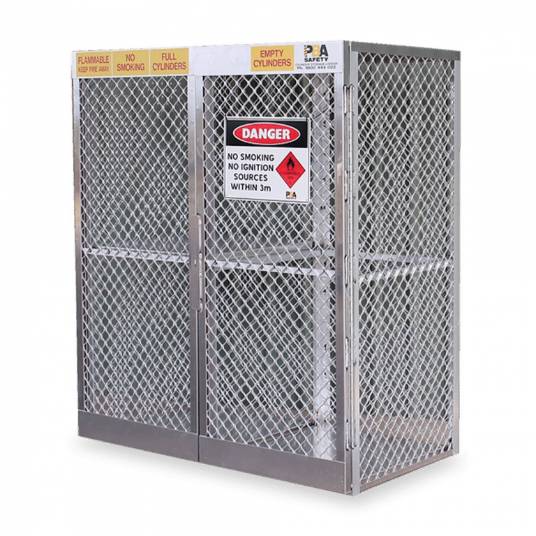 Oxygen & Inert Compressed Gas Combination Locker | Sitecraft