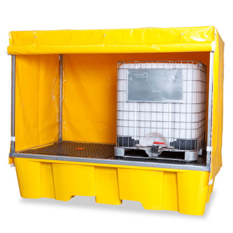 Double IBC with Bund Cover and Frame | Sitecraft
