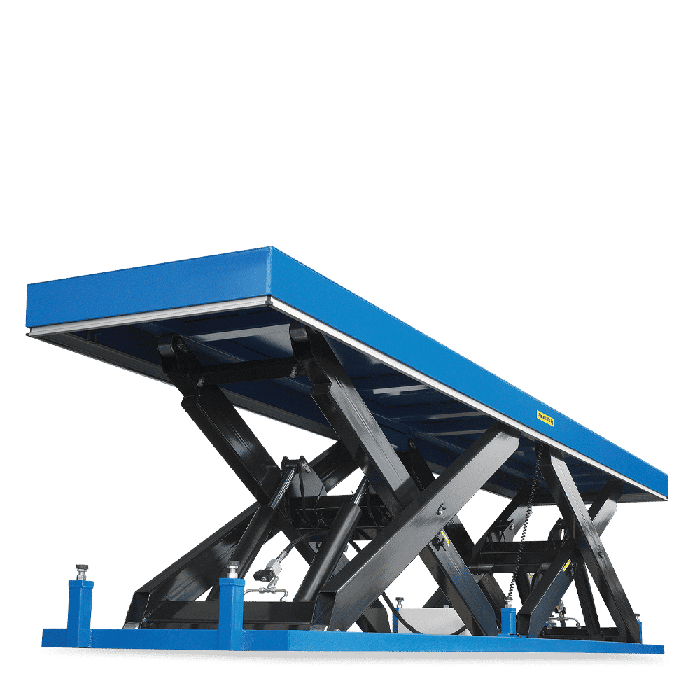 Large Platform Twin Scissor Lift Table - 3400 x 900mm | Sitecraft
