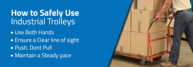 Knowledge Centre How to Safely Use Industrial Trolleys | Sitecraft