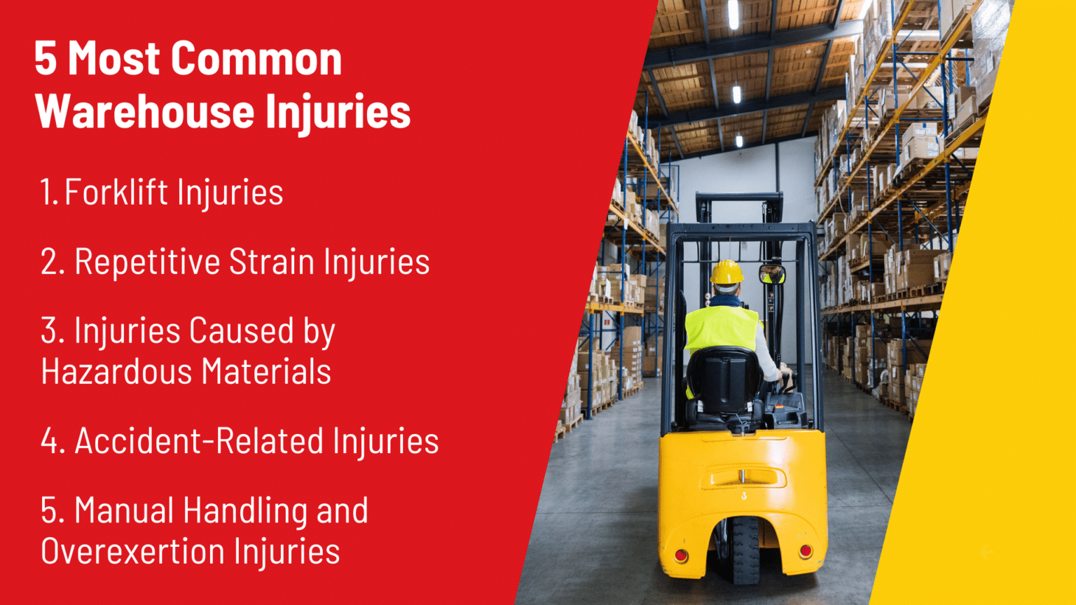 5 Most Common Warehouse Injuries & How to Avoid Them