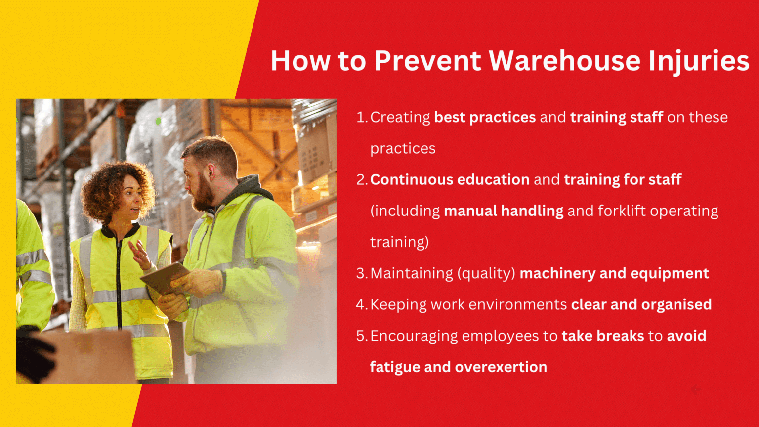 5 Most Common Warehouse Injuries & How to Avoid Them