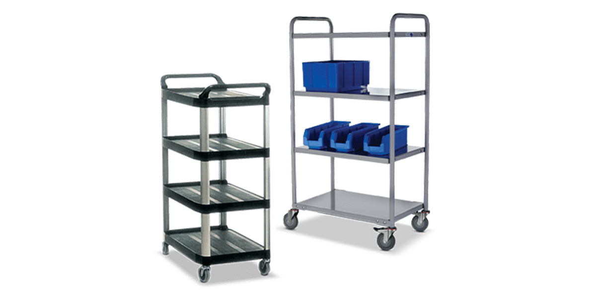 4 Tier Trolleys - Buy Industrial Four Tier Trolleys Online
